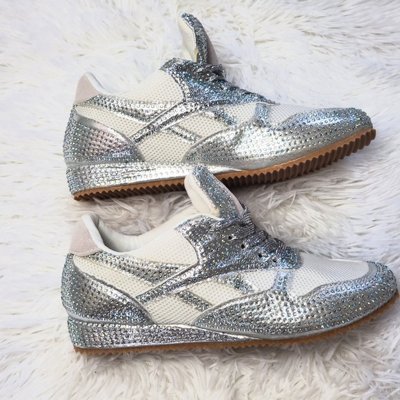 Shoes | Rhinestone Crystal Platform Sneaker | Poshmark